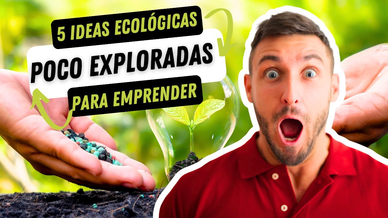 5 Ideas Ecológicas POCO EXPLORADAS para Emprender - YouTube