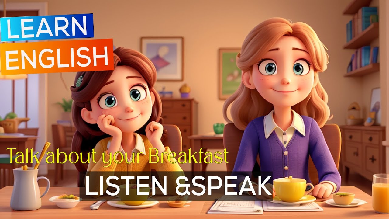 Improve Your English |Talk about your Breakfast | English Listening ...