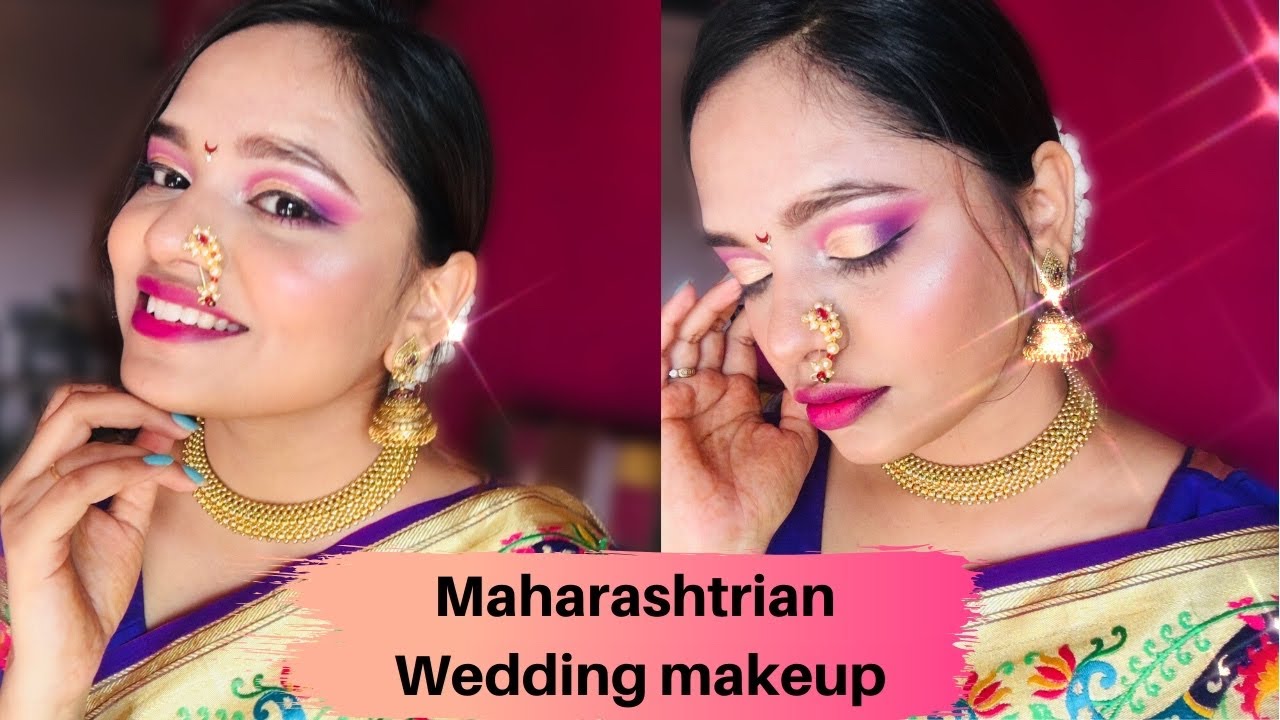 Maharashtrian Wedding guest makeup look💄|Marathi wedding |Traditional ...