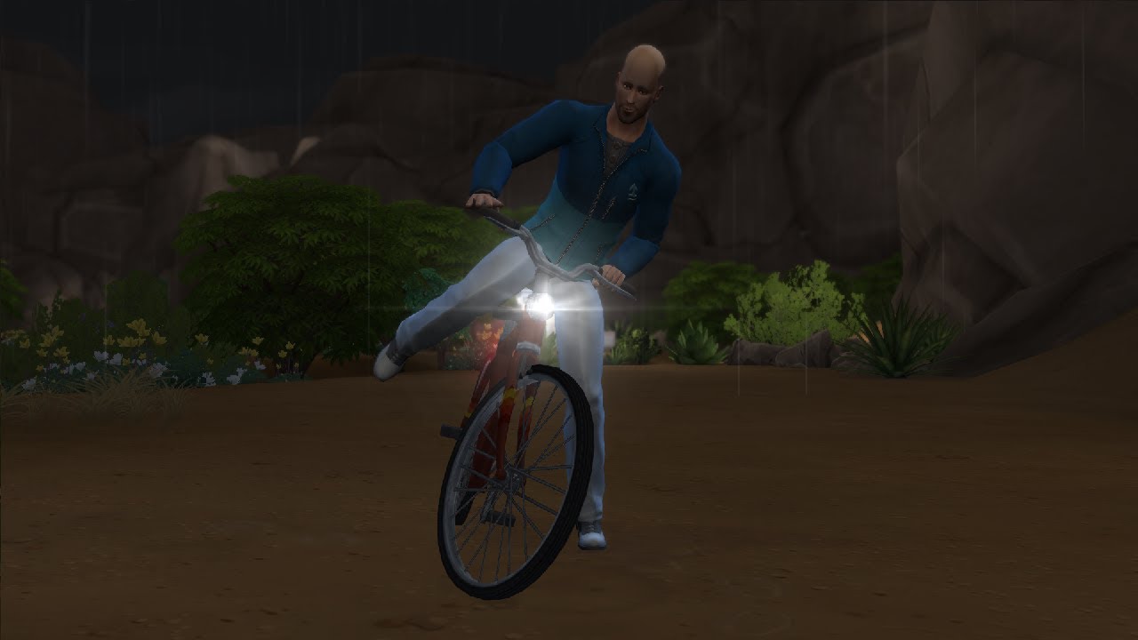 Jason Statham Riding In The Rain, Sims 4 - YouTube