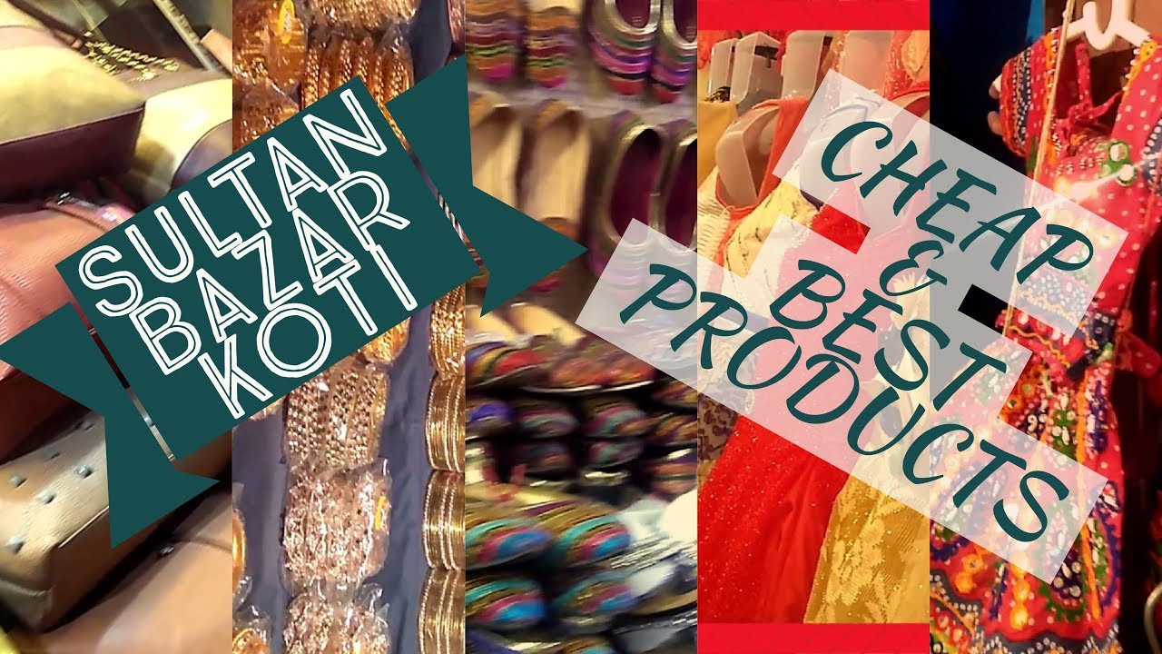 Hyderabad Shopping | Sultan Bazar dresses | koti - YouTube