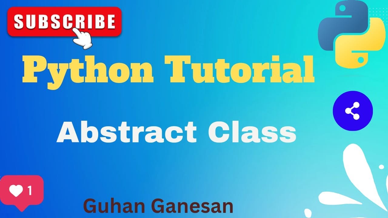 🐍 Python Oop Abstract Class 💥python For Beginners 👍python 0381