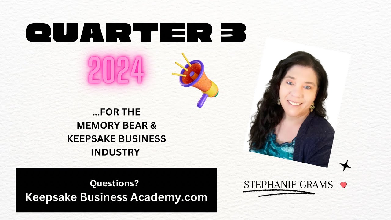 Sewing Business Quarter 3 of 2024 with Stephanie Grams of Keepsake ...