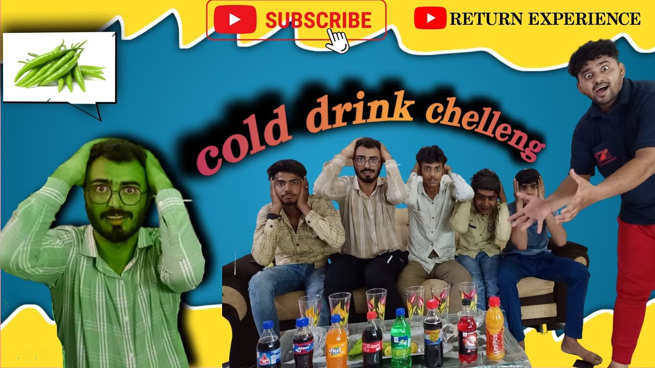 COLD DRINK CHELLENG || RETURN EXPERIMENT || 🤢🤢#chellenge #viral # ...