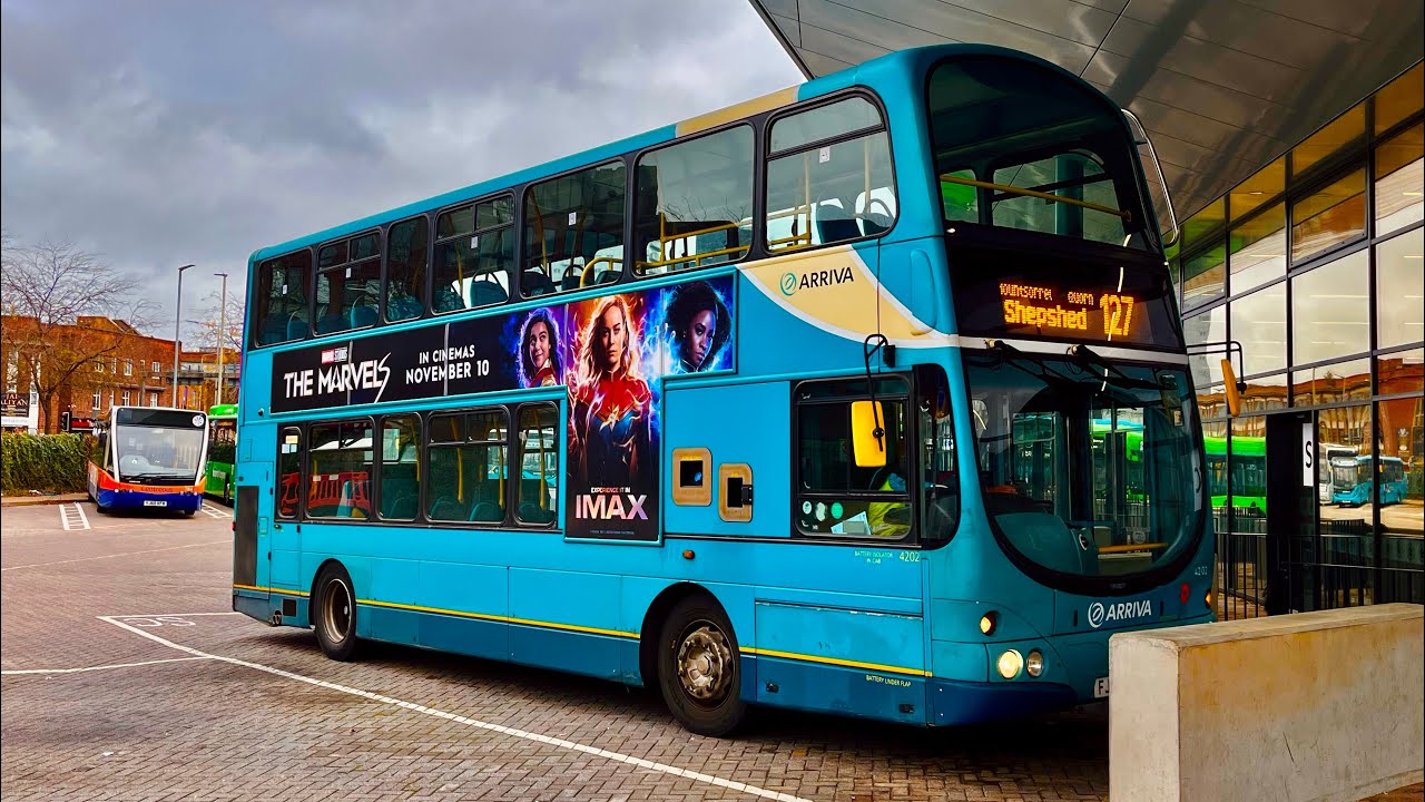 Ride on Arriva Midlands B9TL Wright Eclipse Gemini 4202 (FJ08 LVN ...