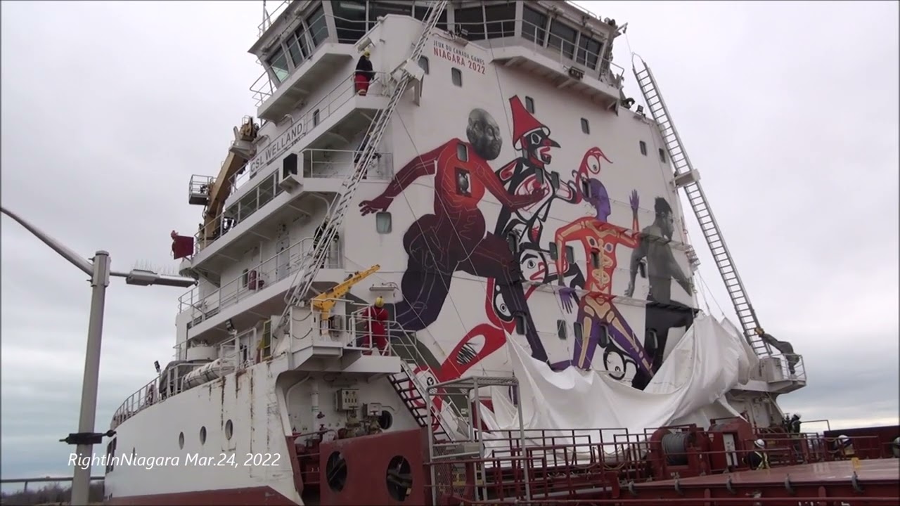 CSL WELLAND unveils new mural at Opening Day of 2022 Welland Canal ...