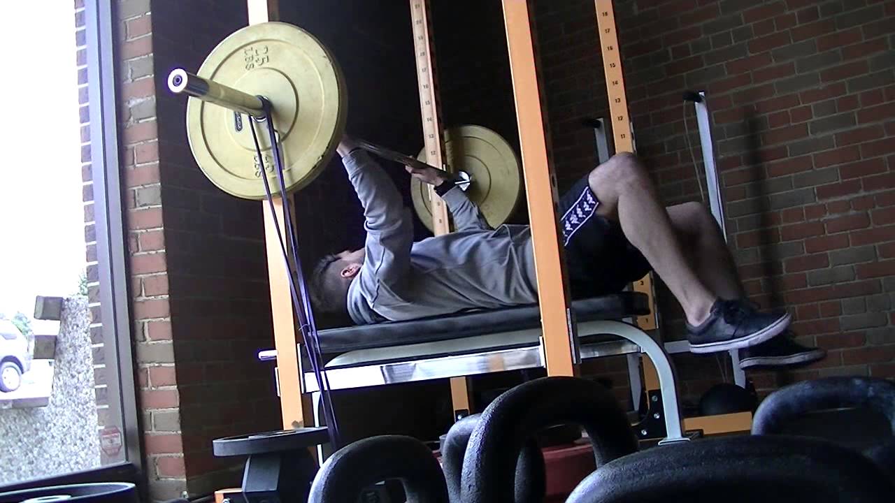 Dynamic Effort Bench Press 10 X 3 - YouTube