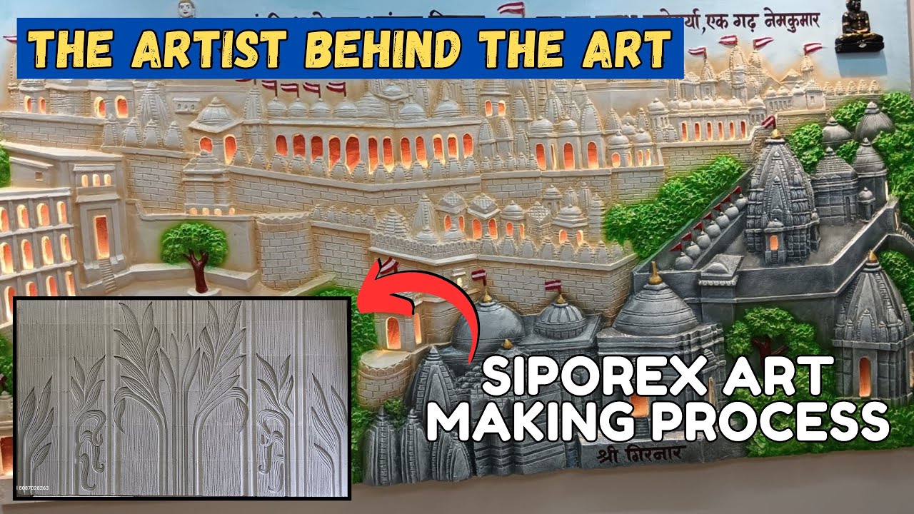 SIPOREX ART CARVING | SIPOREX BLOCK CARVING ART | Mural Art Making ...