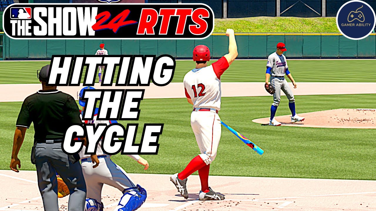HITTING FOR THE CYCLE!!! MLB The Show 24 Road to the Show ep 7! - YouTube
