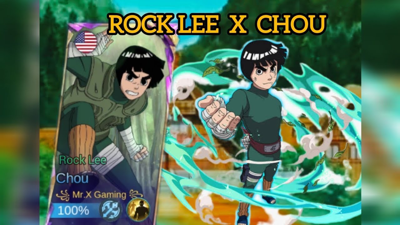 ROCK LEE X CHOU | MOBILE LEGEND X NARUTO..... - YouTube