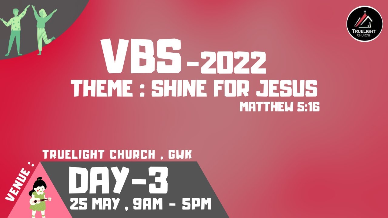 VBS - CLOSING WITH SPECIAL PRAYER (25 MAY 2022 ) - YouTube
