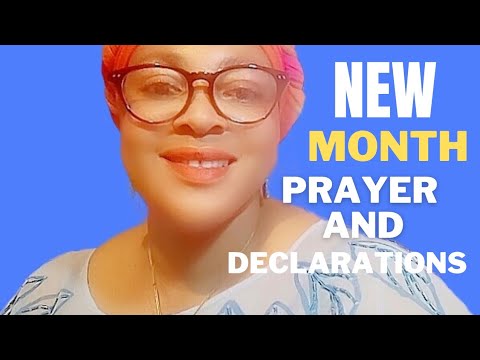 NEW MONTH PRAYER AND DECLARATIONS /NOVEMBER 2022 - YouTube