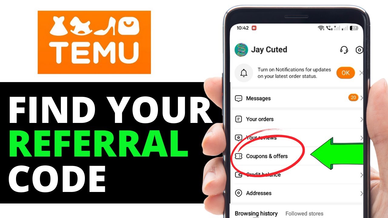 How To Find Referral Code On Temu App 2025 (Quick & Simple) - YouTube