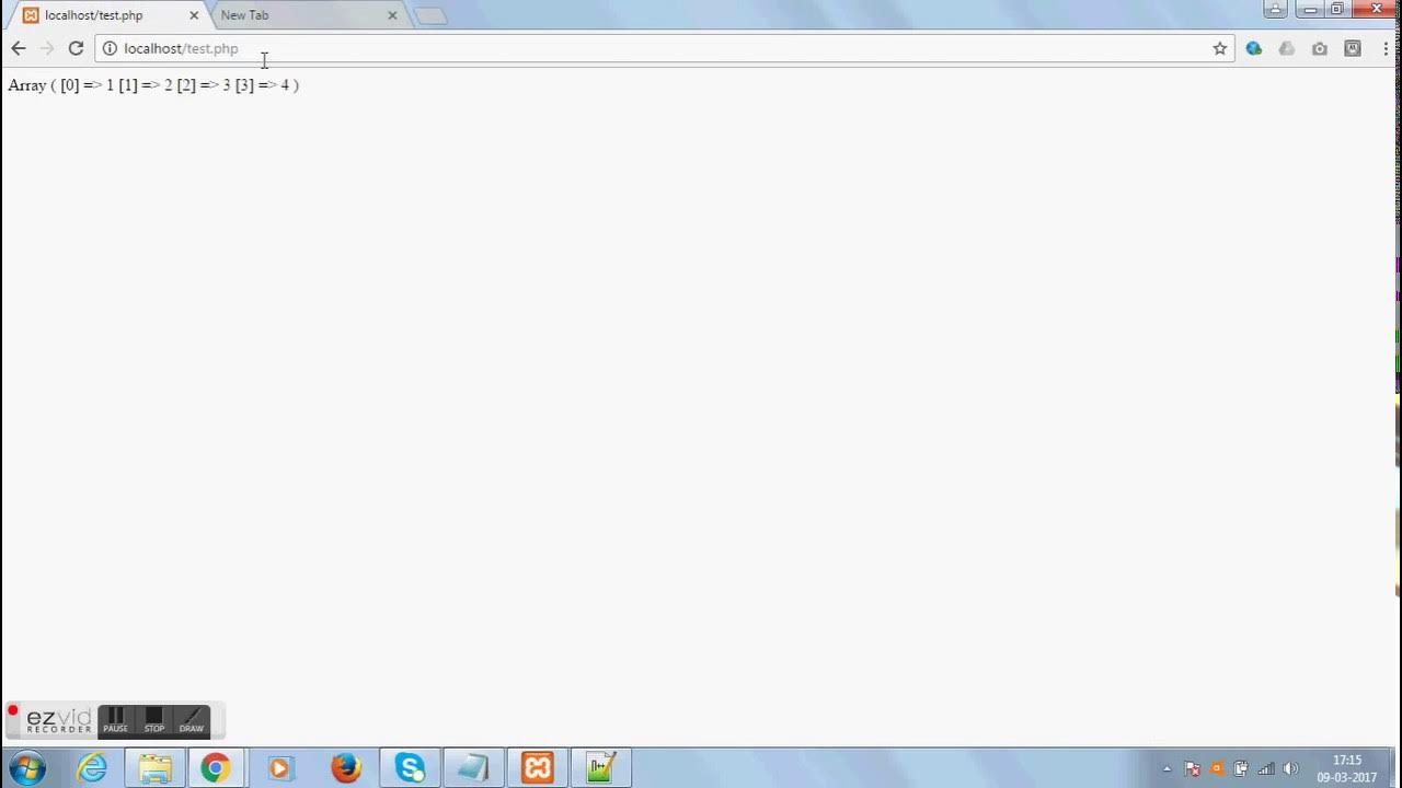 break a string into an array - Explode function in php - YouTube