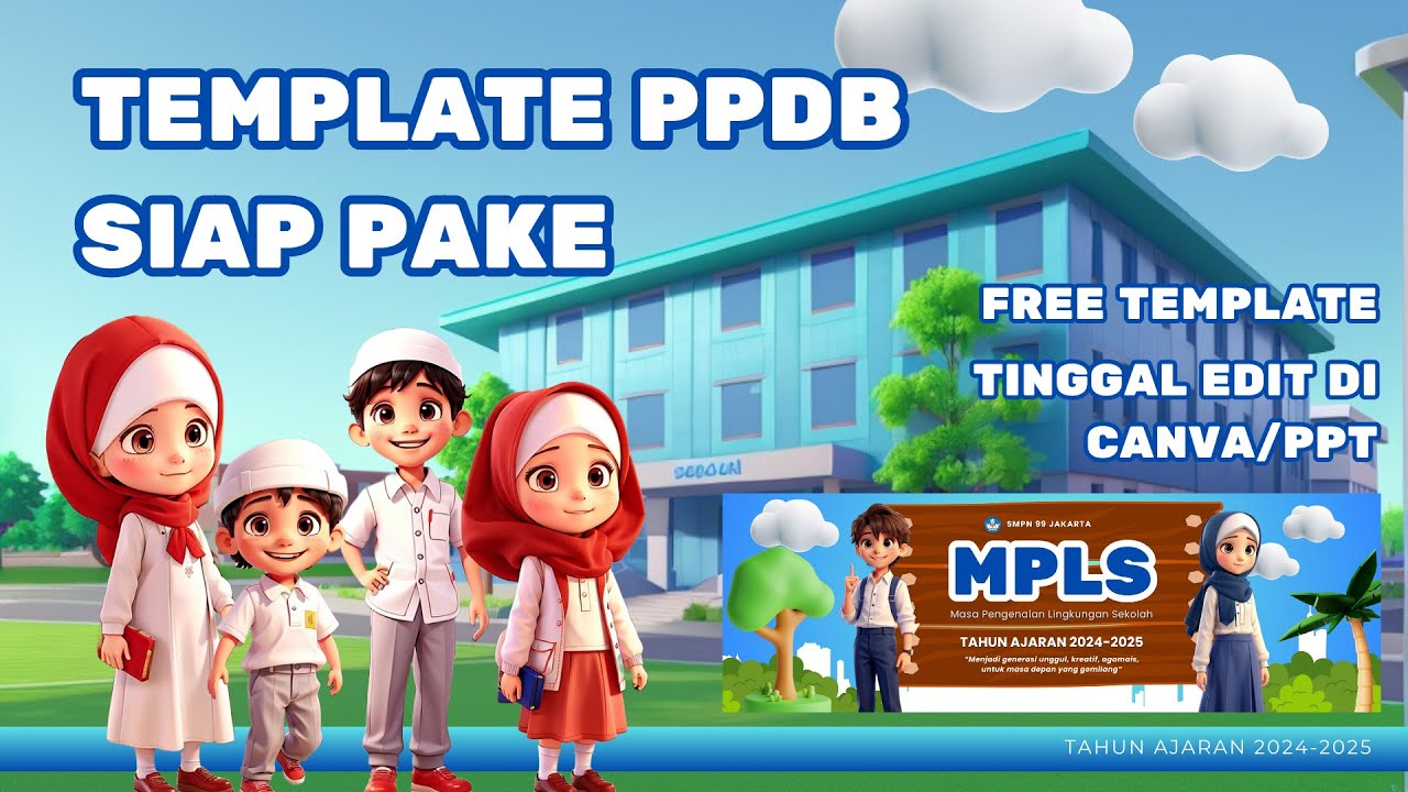 Kumpulan Template Power Point & Canva PPDB SD,MI,SMP,SMA/SMK ...