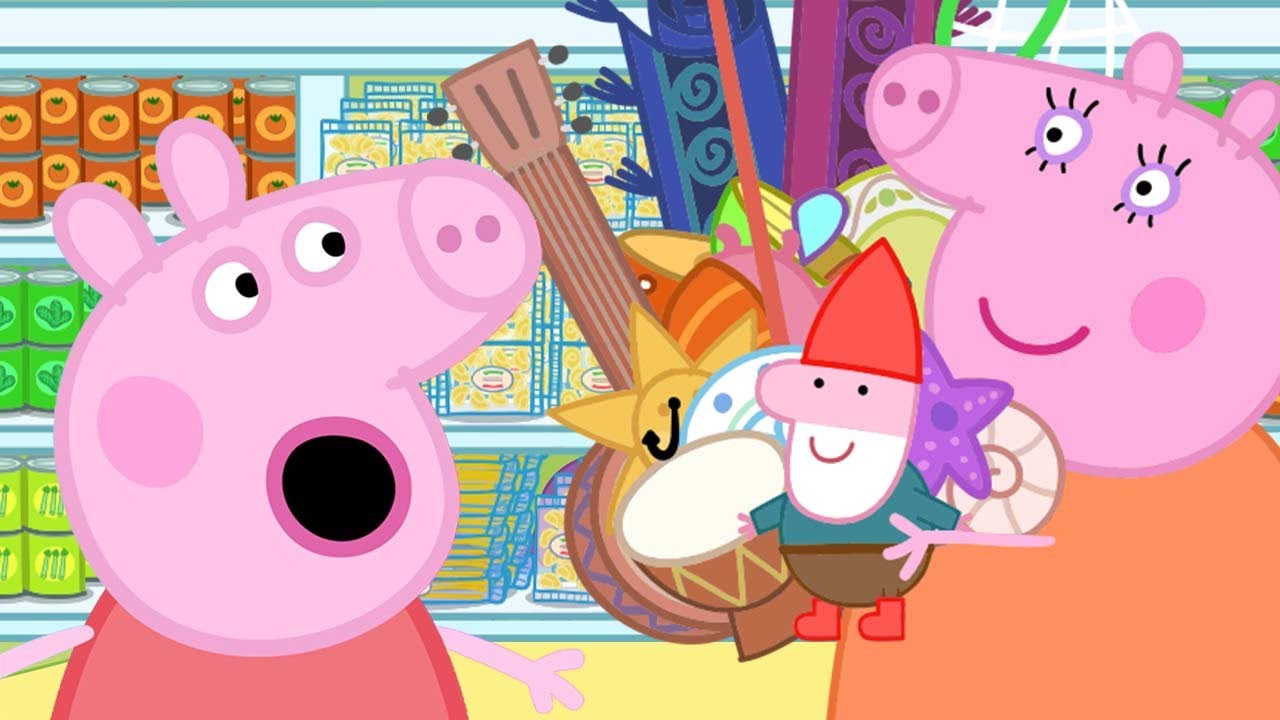 Peppa Goes Shopping with Mummy and Daddy Pig | Peppa Pig Official ...