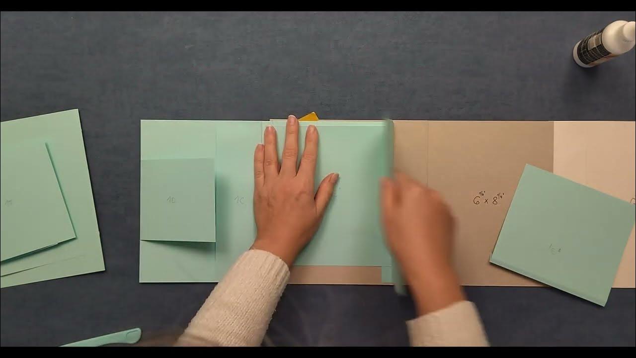 What's going on! | NEW FOLIO TUTORIAL | EASY | Using 6x8 paper pad | For beginner | 2023 October ...