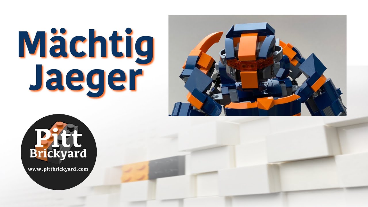 Custom LEGO Mech: Mächtig Jaeger (17 Inches Tall!) - YouTube