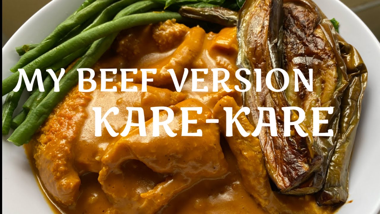 PAANO MAGLUTO NG KARE-KARE NG TUWALYA NG BAKA - YouTube