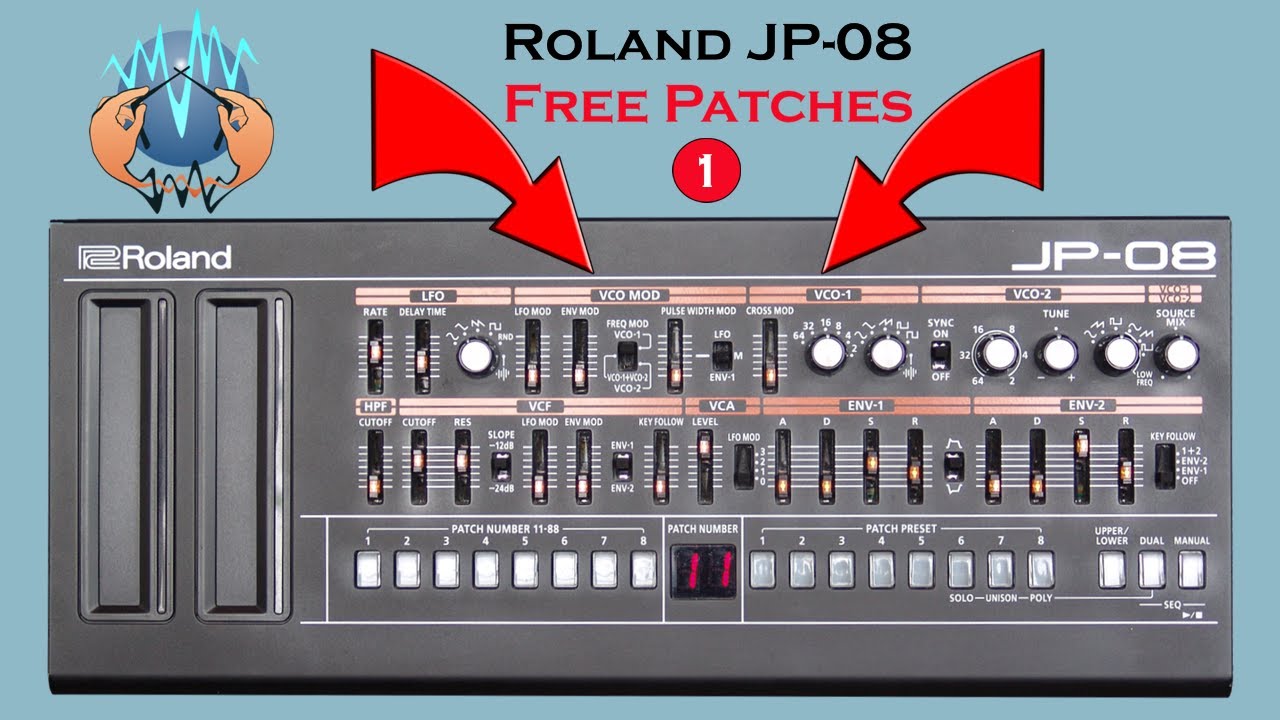 Roland JP-08 Free Patches DigiD Presets Bundle01 - YouTube