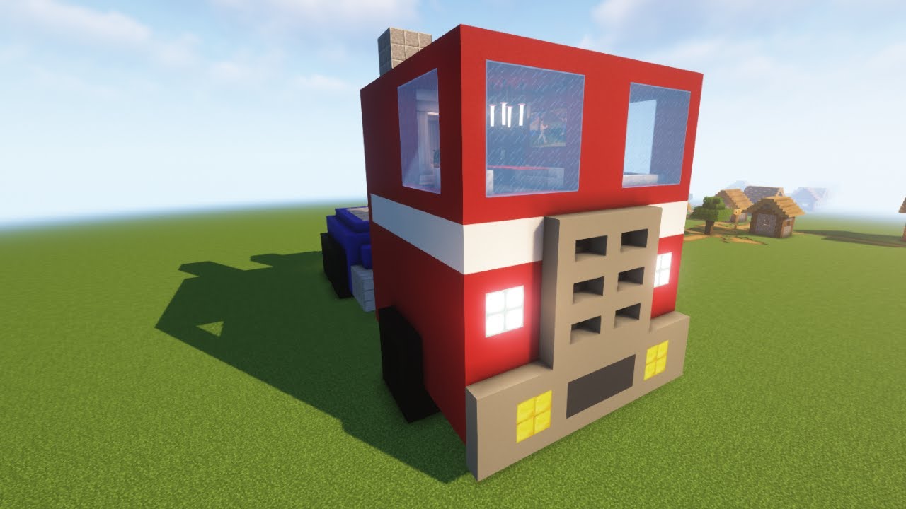 Minecraft Tutorial: Optimus Prime House - YouTube