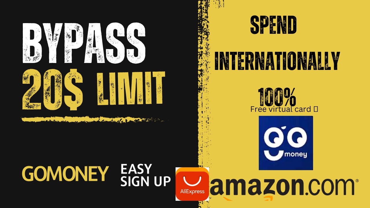 How to Create a Gomoney account Get Free virtual MasterCardCard, Pay ...