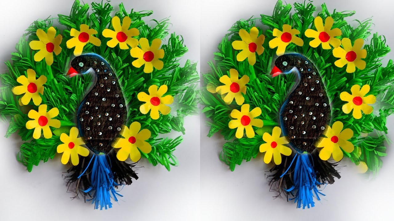 peacock decorations for home / paper peacock making / diy peacock for ...