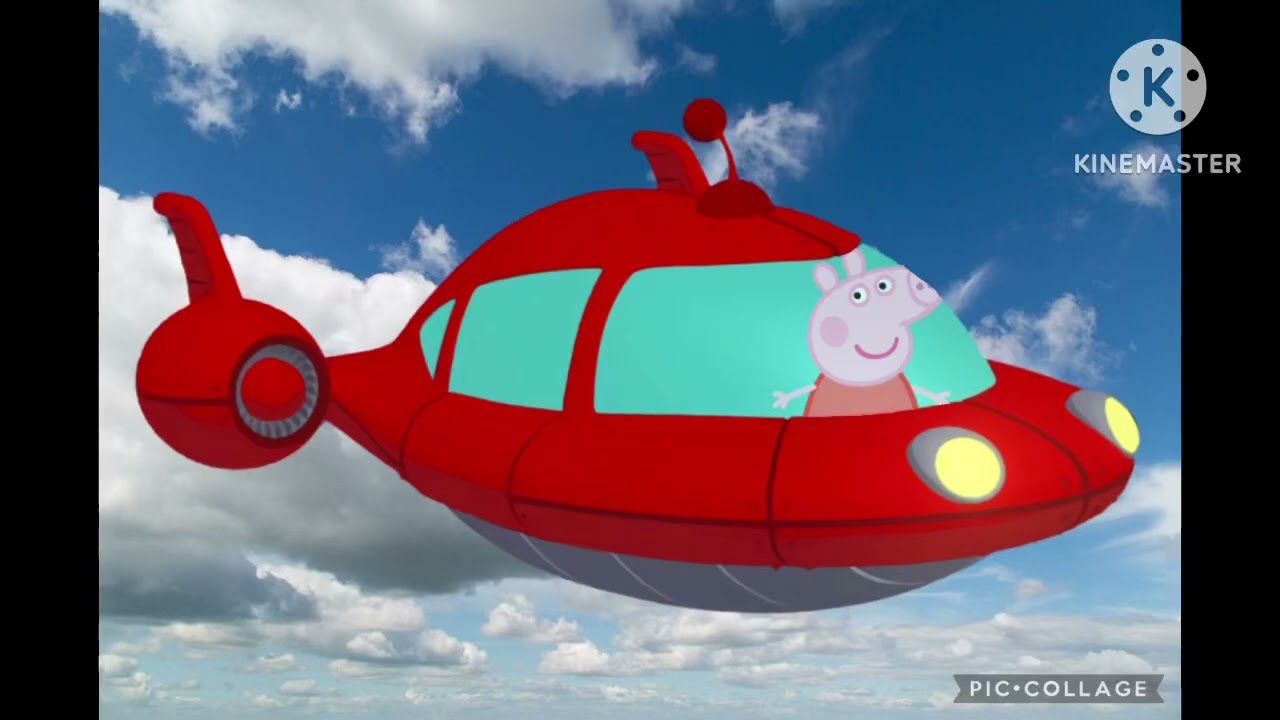 Peppa Pig Driving the Rocket Ship - YouTube