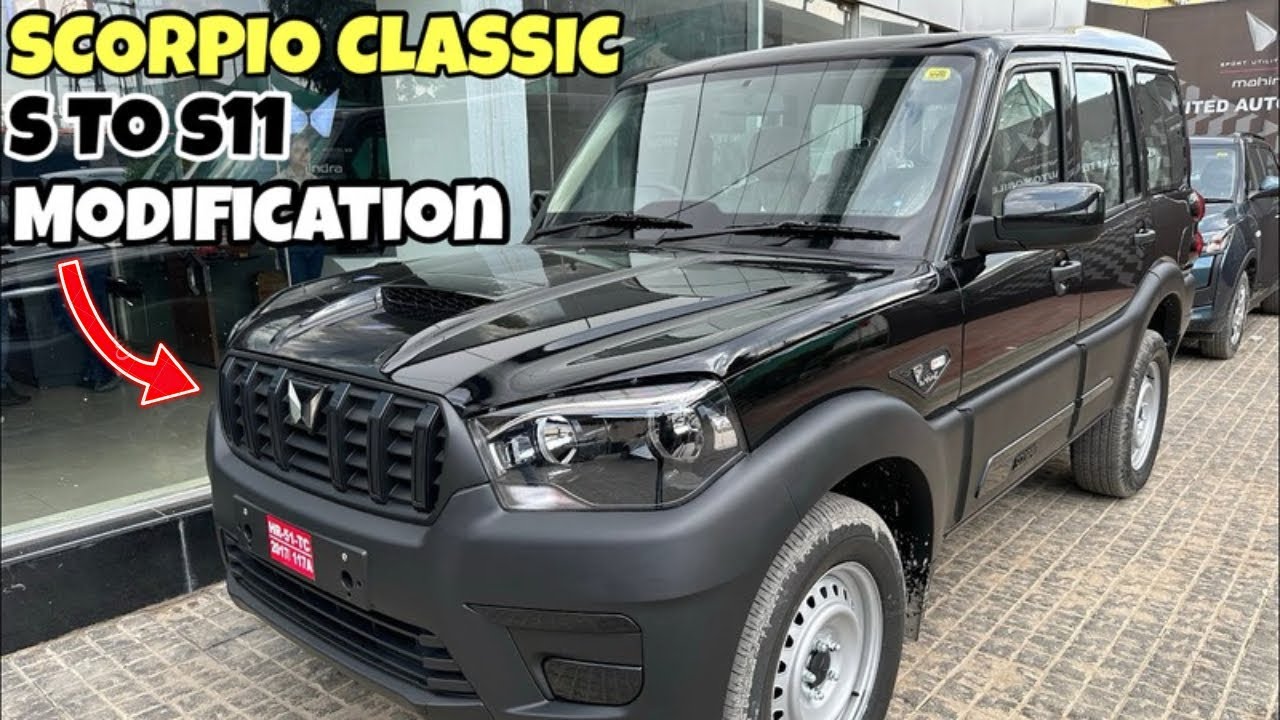 Scorpio classic 2024 base to top modified scorpio classic modified ...
