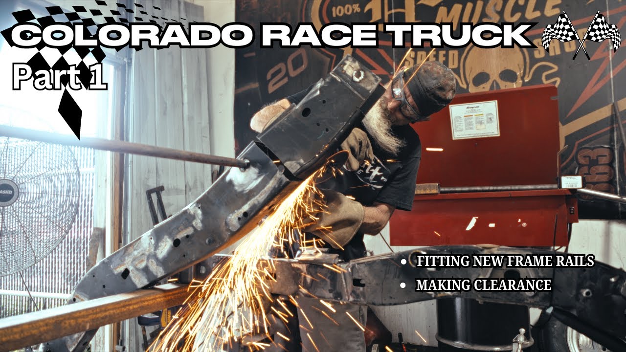 Fitting NEW Frame Rails on the Colorado RACE TRUCK - Part 1 - YouTube