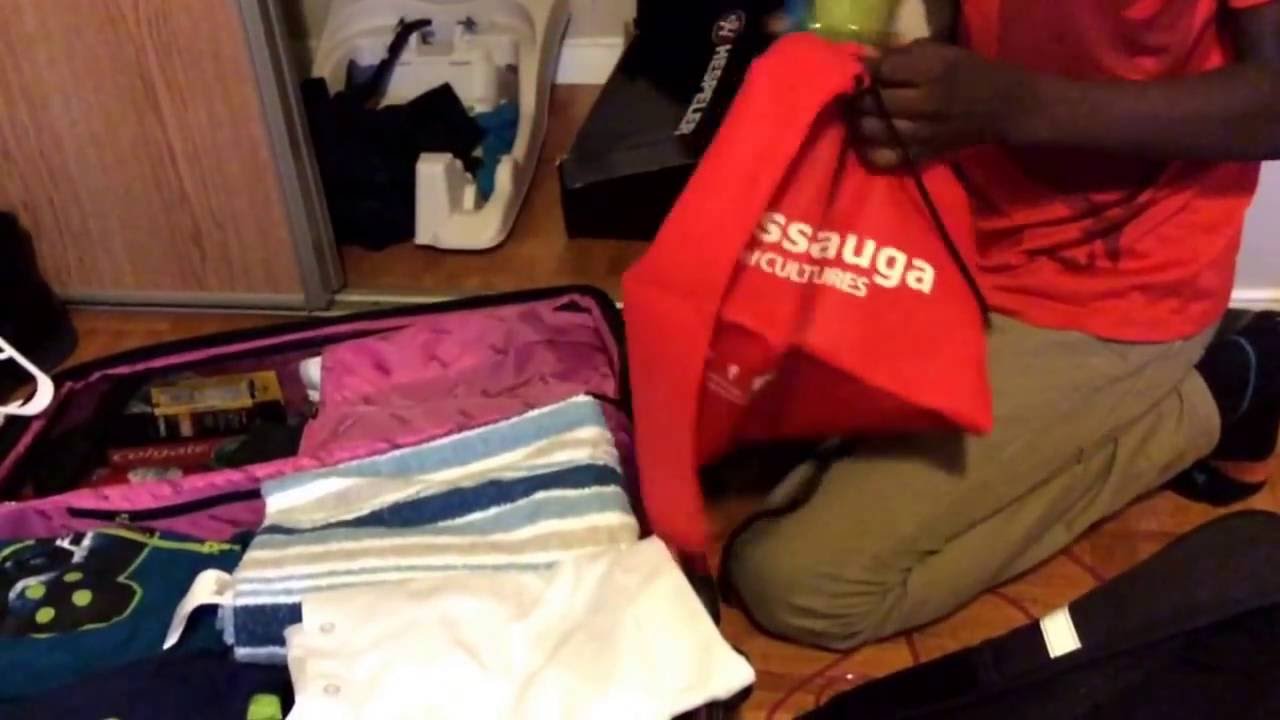 How to pack your Stuff for connaught cadet training center - YouTube