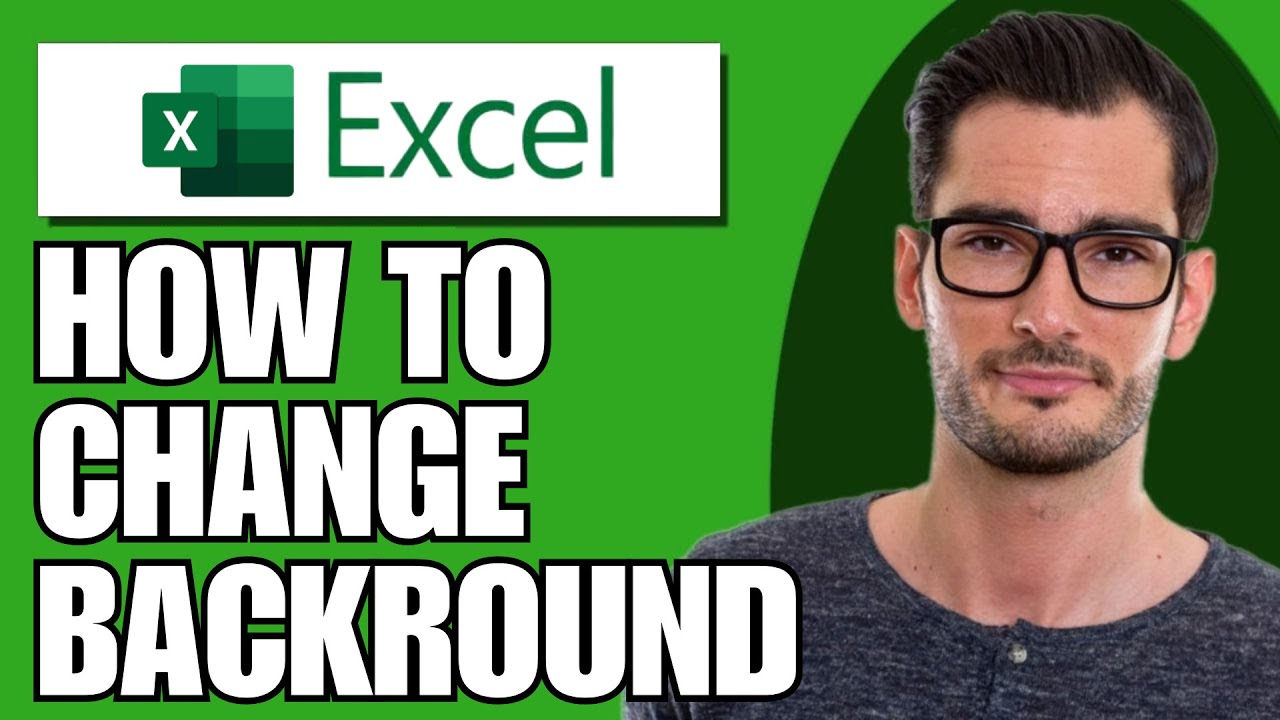How To Change Background In Excel (Simple) - YouTube