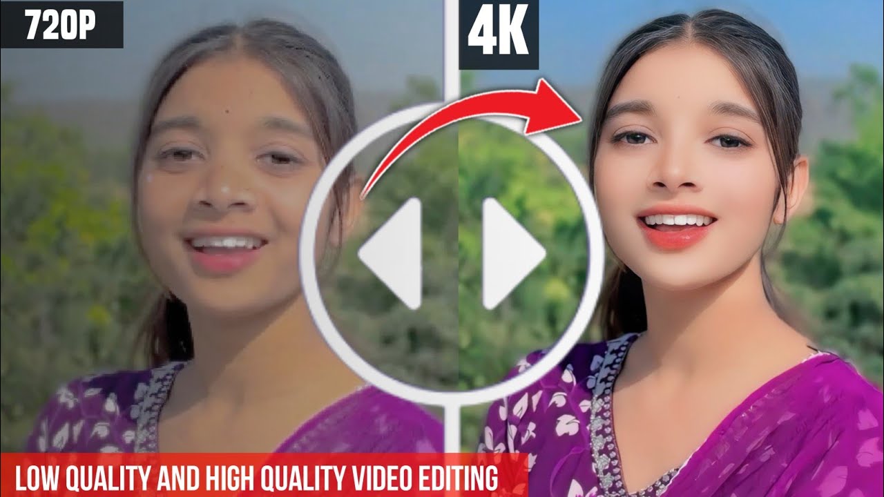How to Convert Normal Video to 4K ultra hd in android | normal video ko ...
