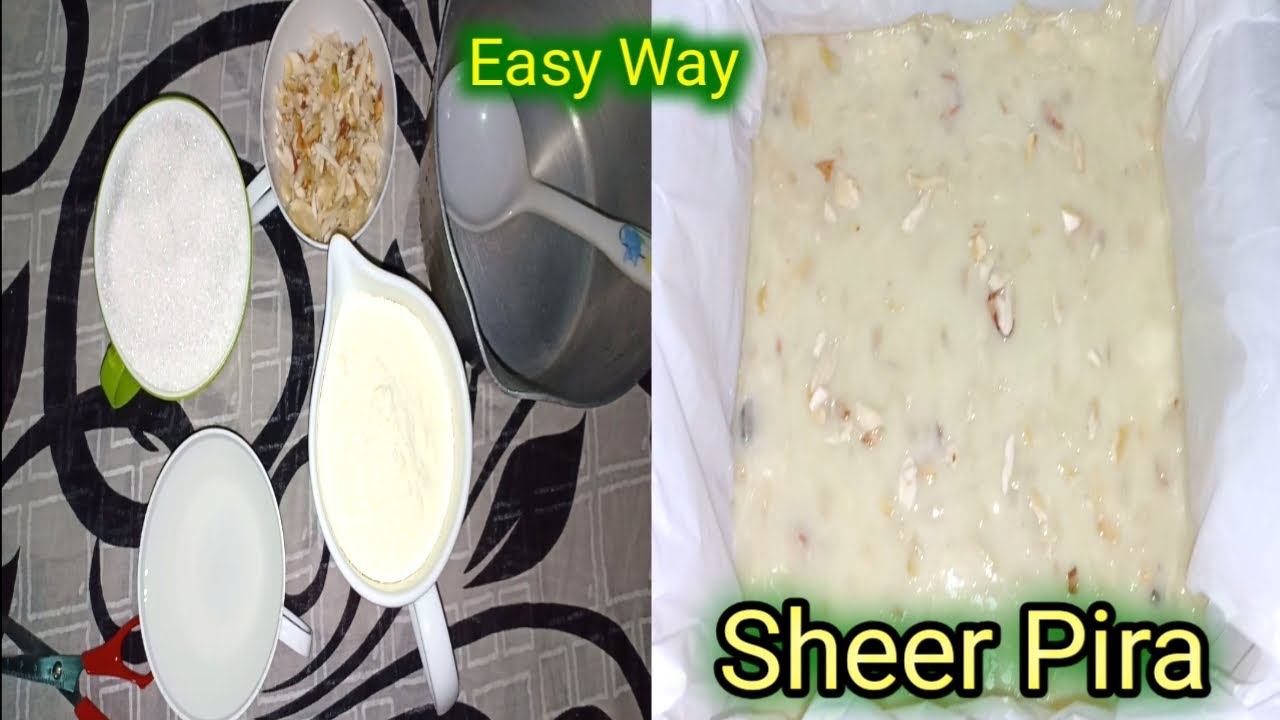 Sheer Pira | Shir Pira | Sheer Peera | Afghan Recipe | Afghani Recipe ...