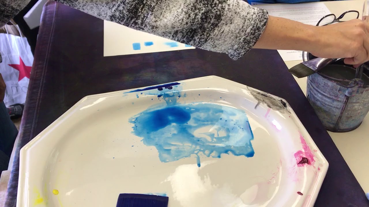 Watercolor class #3 - Painting gradations 1 - YouTube