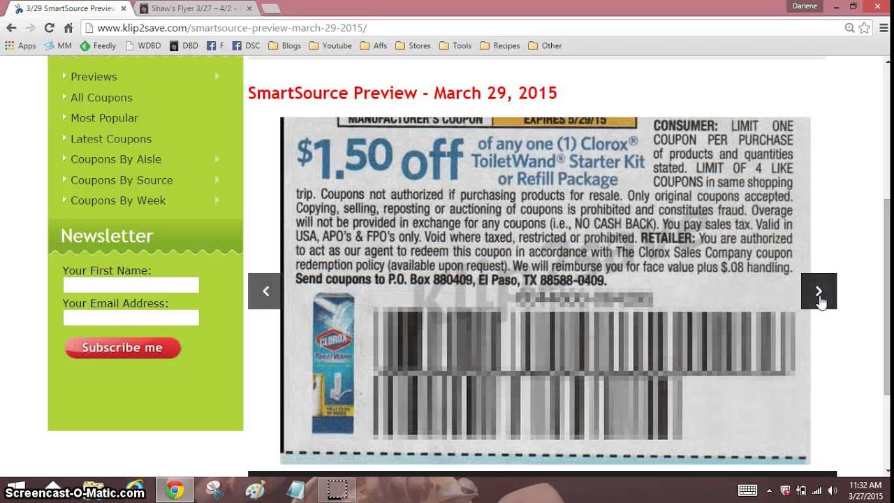 3/29/15 Smartsource Insert Coupon Preview - YouTube