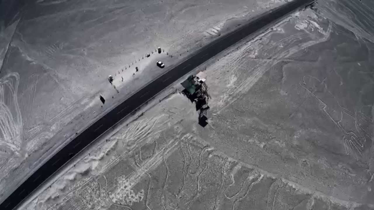 Drone fly over NAZCA lines - Vuelo con DJI PHANTOM sobre las líneas de ...