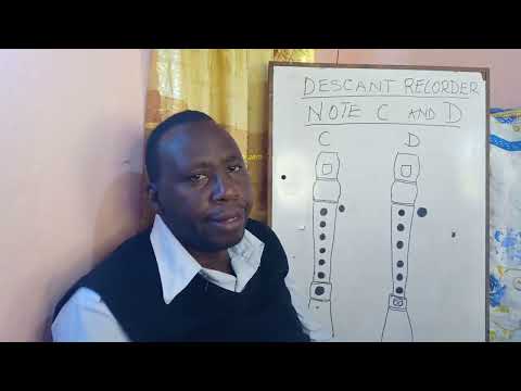 HOW TO PLAY A DESCANT RECORDER NOTES C AND D (CBC) - YouTube