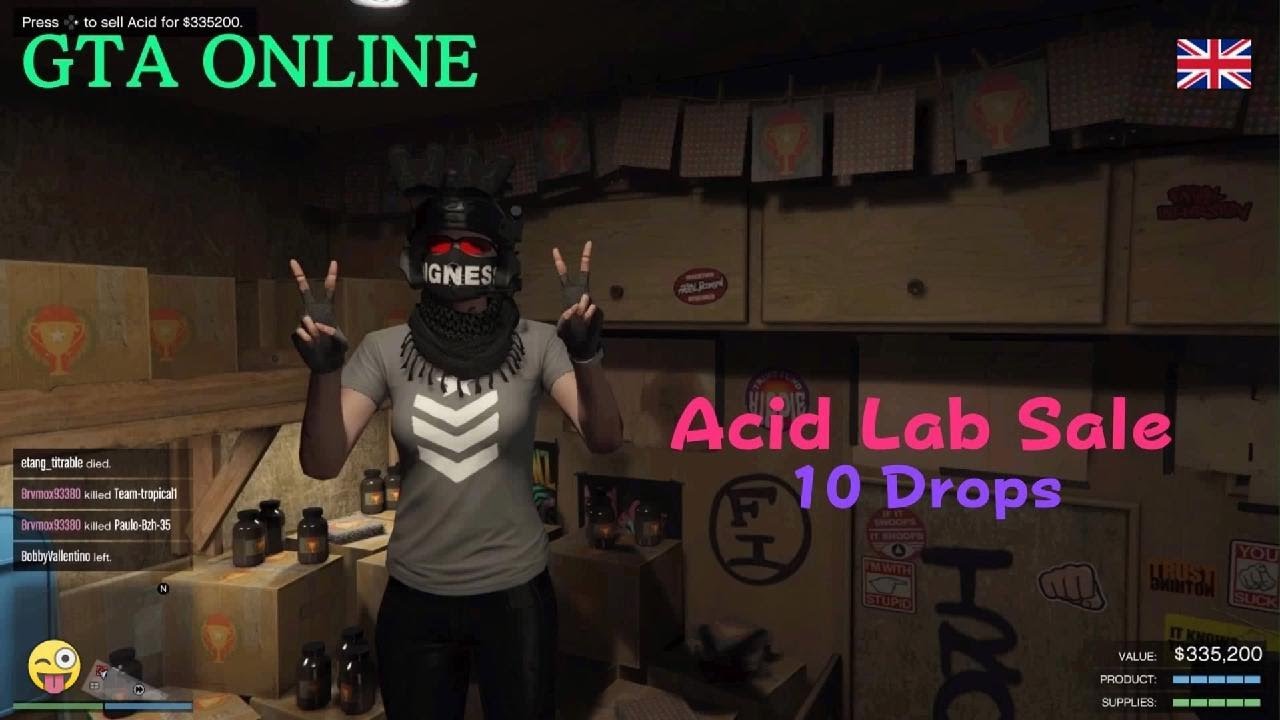 GTA Online - Acid Lab Sale: 10 Drops - YouTube