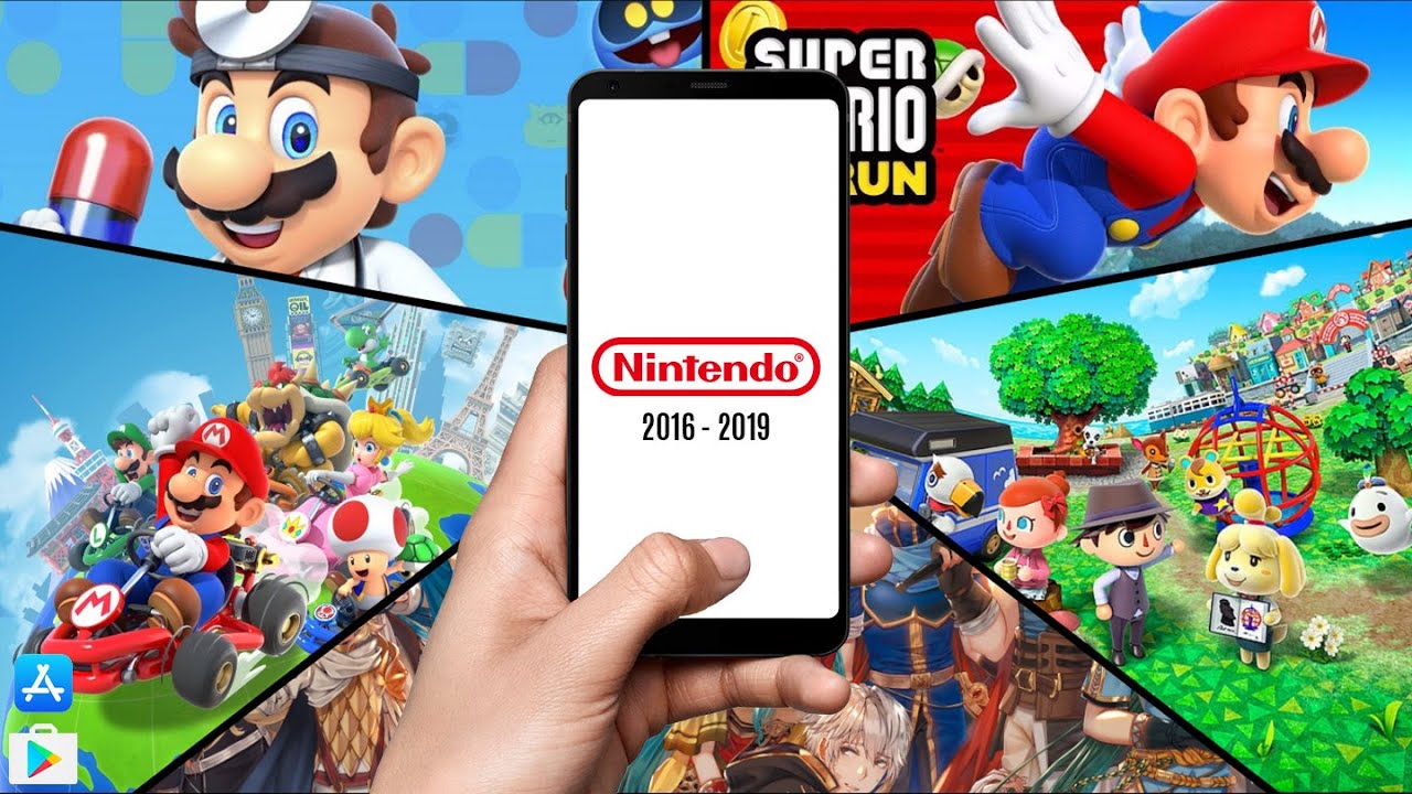 NINTENDO MOBILE GAMES EVOLUTION (2016 - 2019) - YouTube