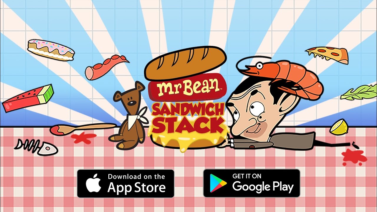 Mr Bean - Sandwich Stack - YouTube