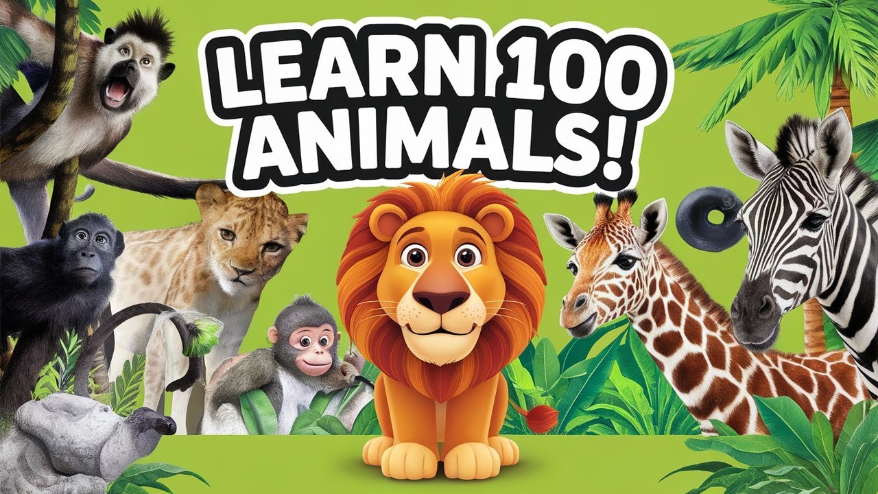 100 Most Popular Animals in the World | Guess the Animal Name | Fun ...