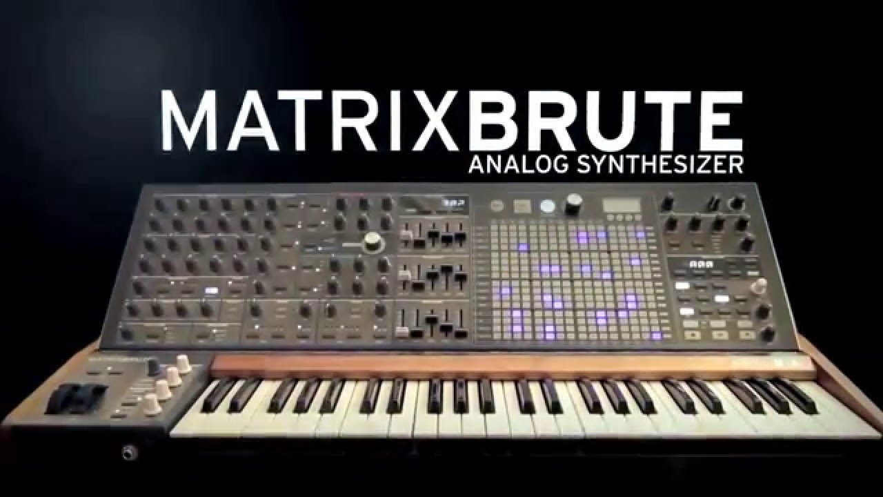 ARTURIA Matrixbrute - synthétiseur - YouTube