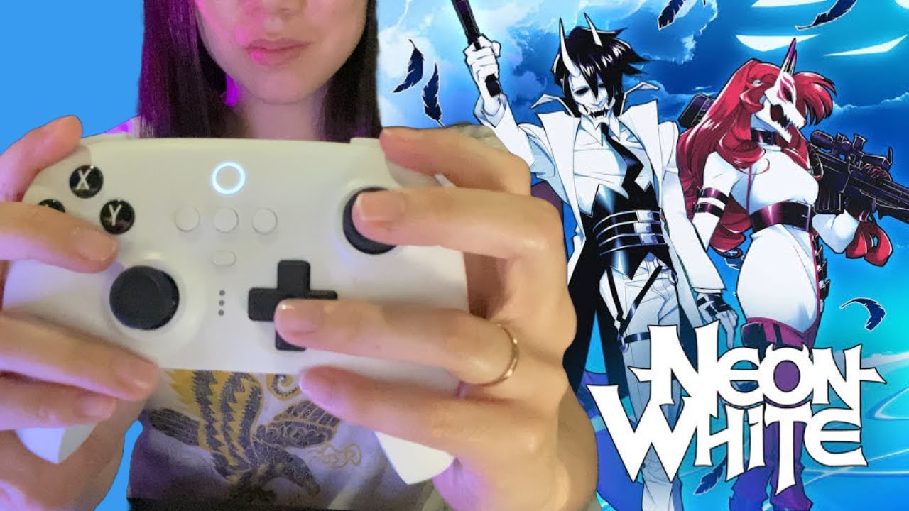 ASMR Neon White Gameplay (The Best Indie Game Ever??) 🎮 - YouTube