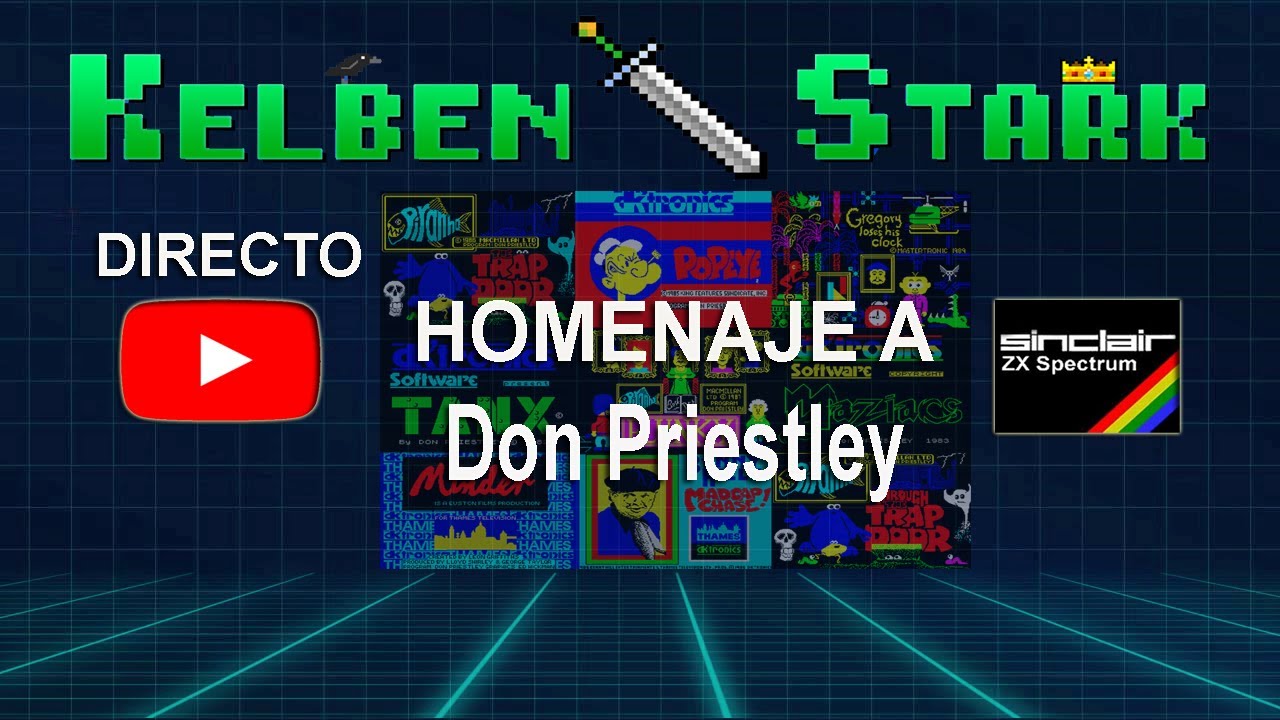 Directo Homenaje a Don Priestley en ZX Spectrum - YouTube