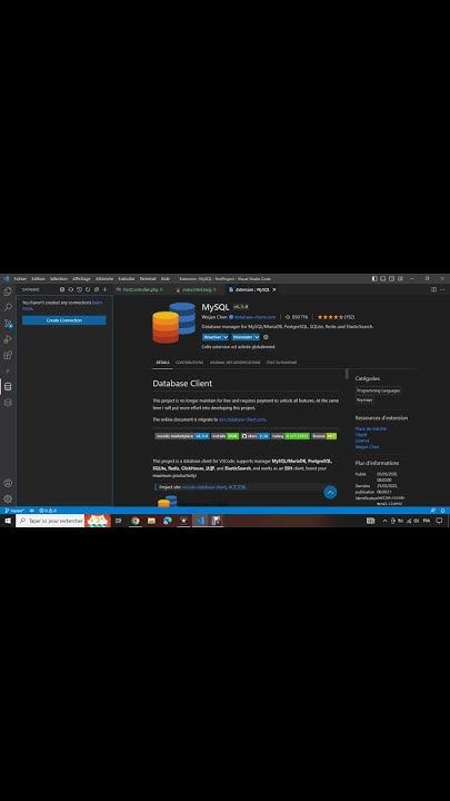 VScode - Database Client mysql - YouTube