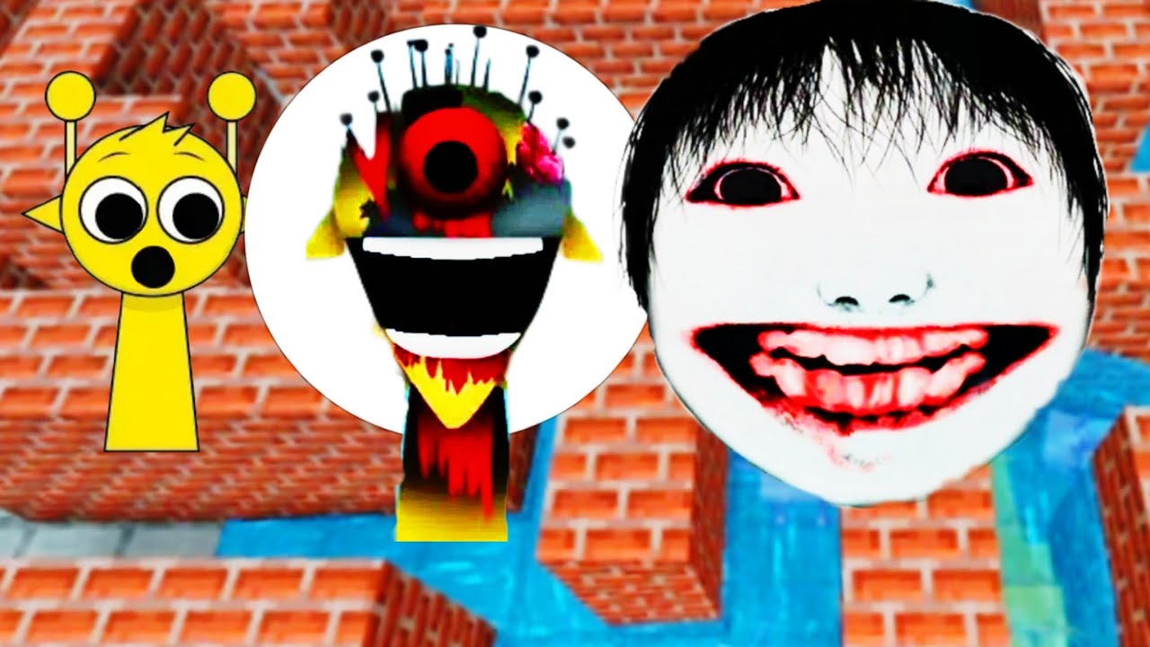 New sprunki incredibox Simon Horror with Yoshie in Maze GMOD minecraft ...