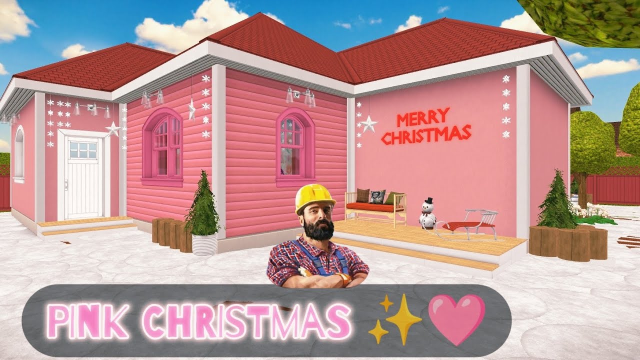 Pink Christmas, house flipper mobile Decoration 163 - YouTube