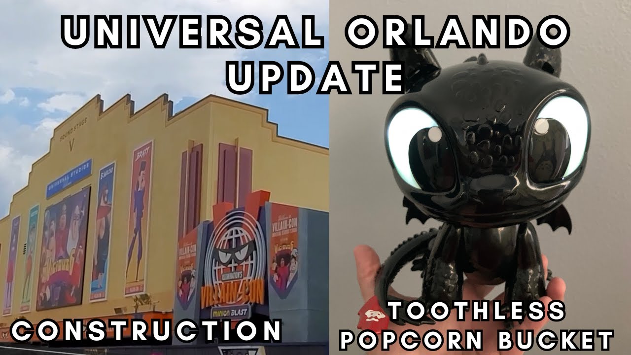 Universal Studios Orlando Construction Update and Toothless Popcorn ...