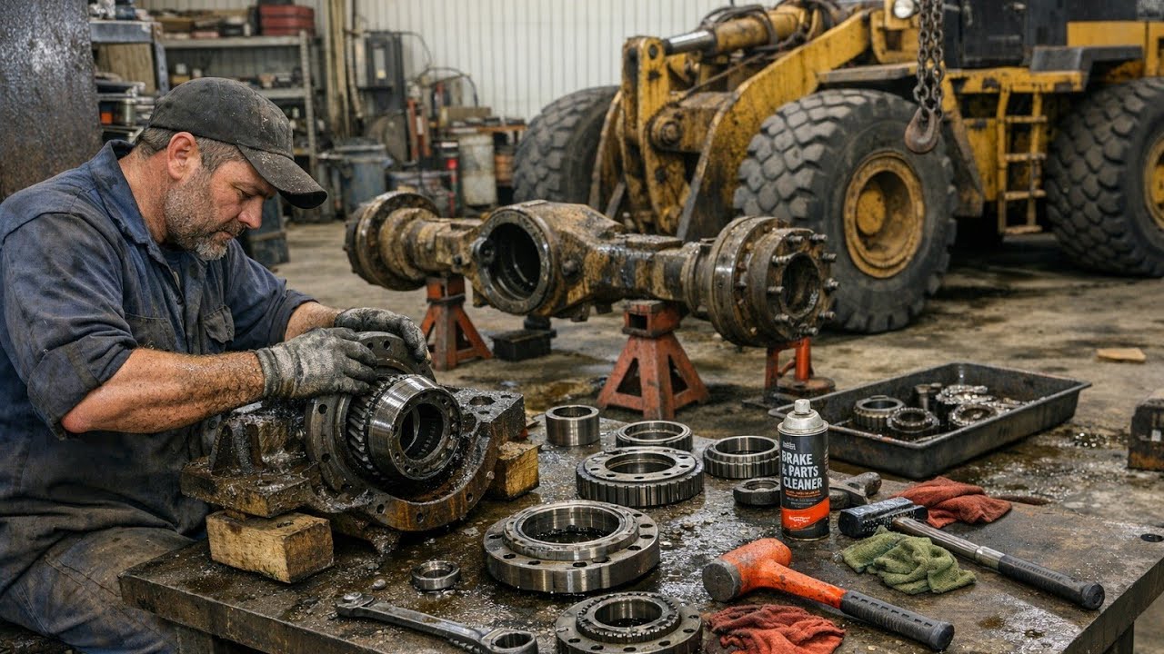 Rebuilding a loader axle (wheel loader / front-end loader) is a major ...